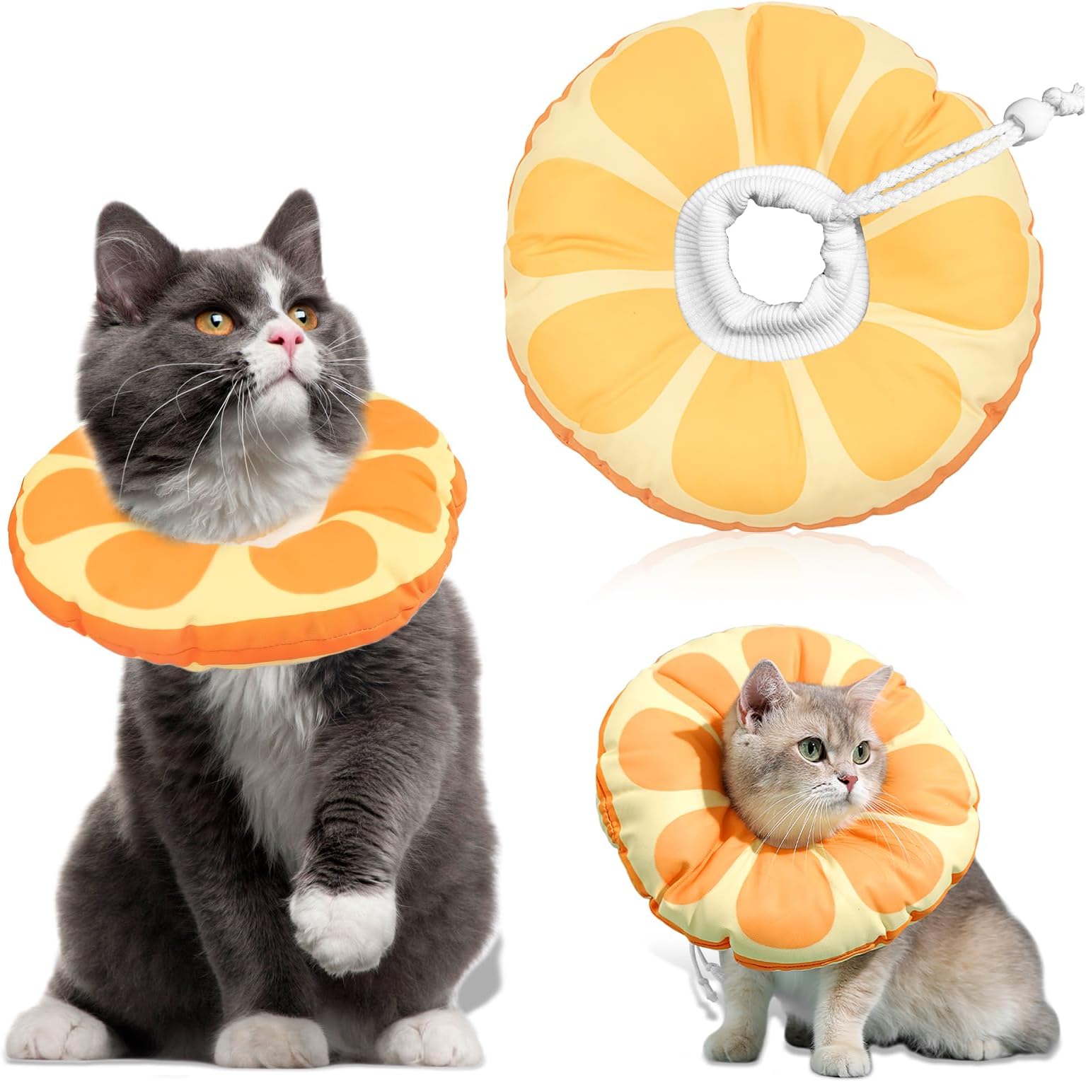 Keenso Collar Isabelino Suave para Gatos, Collar Protector para Perros ...