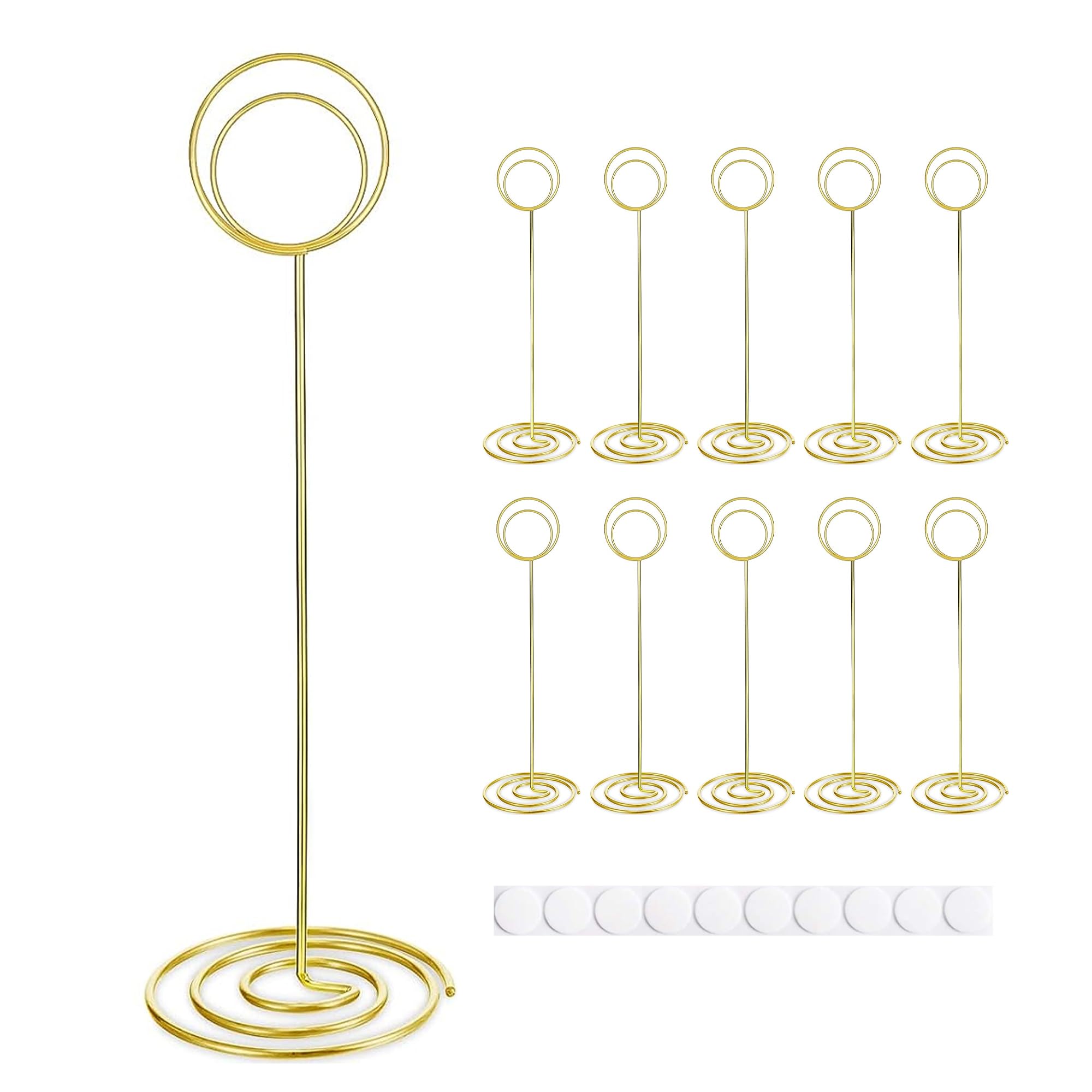 Amazon.com: LittleLala 10Pcs Tall Table Number Holders 8.75in/22cm ...