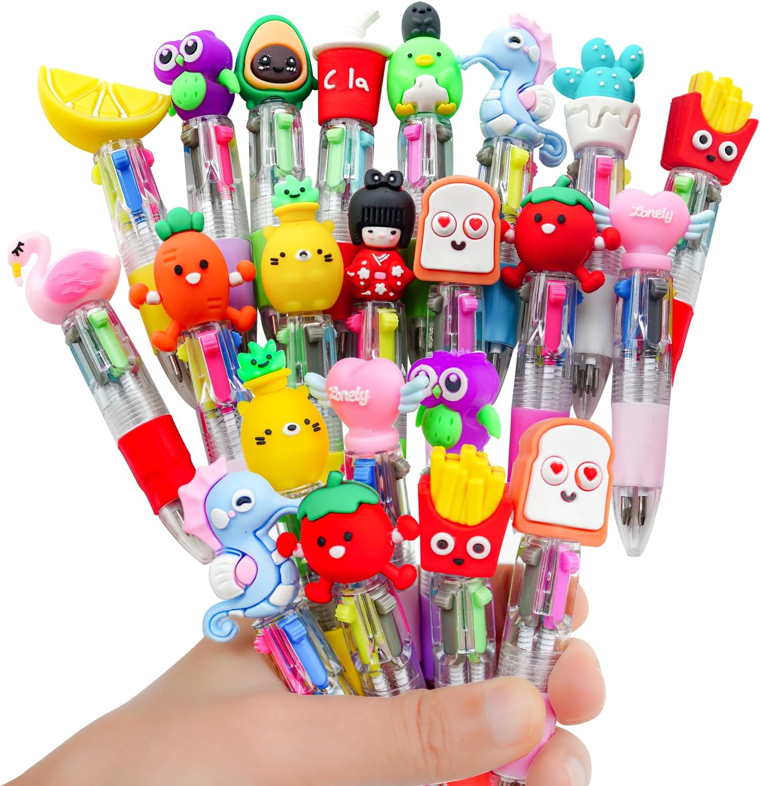 Amazon.com : Fun Pens for Kids Multicolor Pen in One, 4-in-1 Cute Pens ...