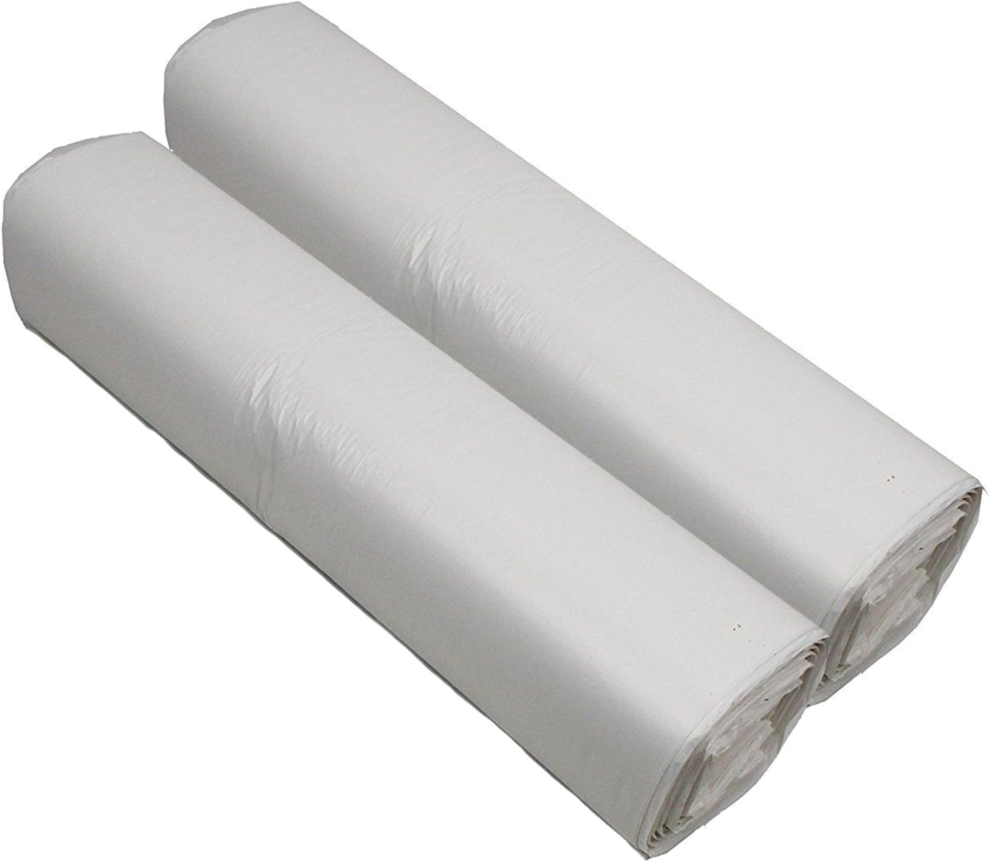 40L White Swing Bin Liners/Bags - Roll of 100 refuse sacks - White ...
