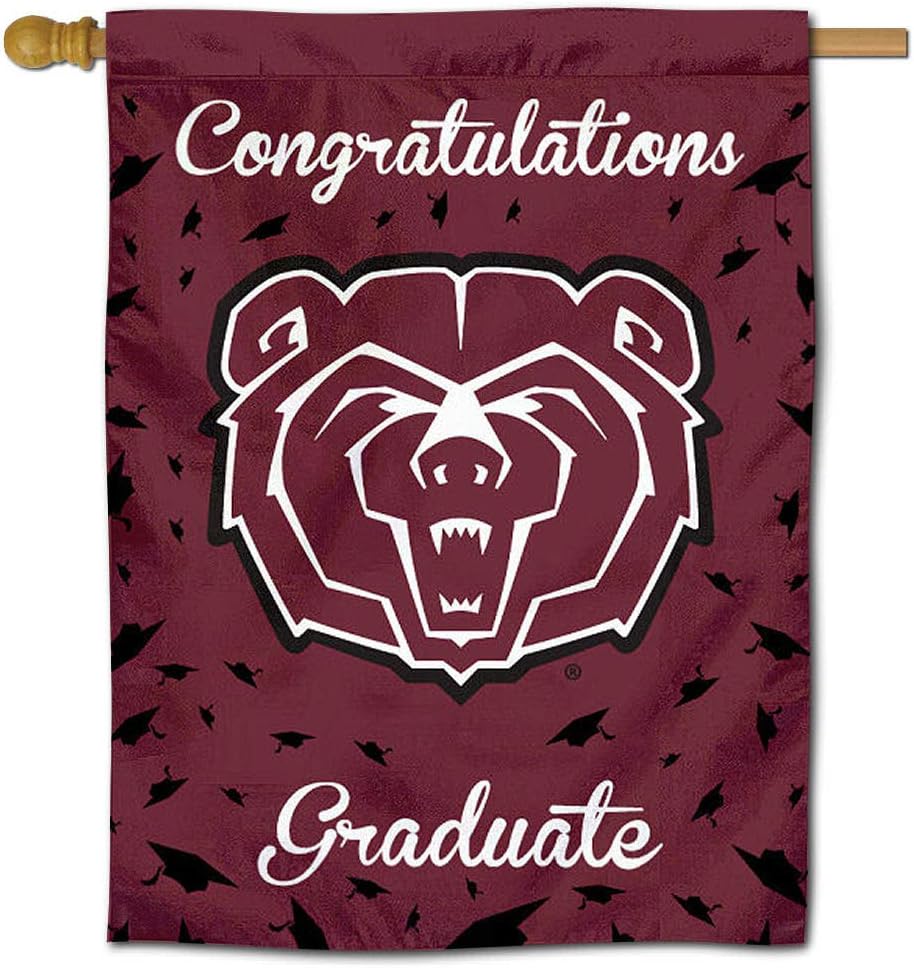 Amazon.com : Missouri State Bears College Graduation Gift Banner Flag ...