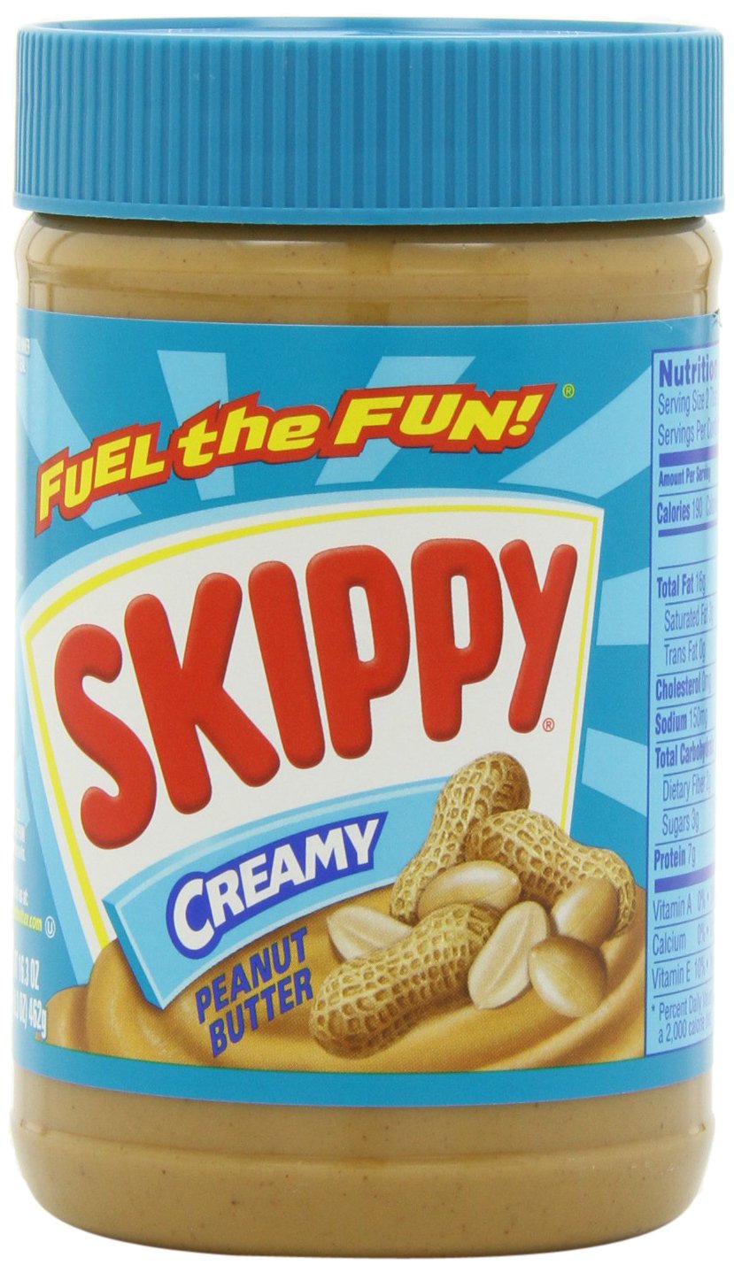Amazon.com : SKIPPY Peanut Butter, Creamy, 7 g protein per serving, 16. ...