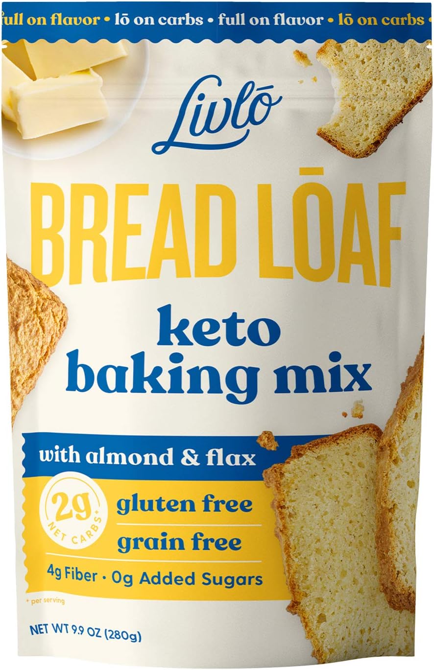 Amazon.com: Livlo Blueberry Scone Keto Baking Mix - Low Carb Snack - 2g ...