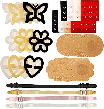 Nudurom Strap Holders for Slipping Bras, Clips to Hide Straps, Back ...