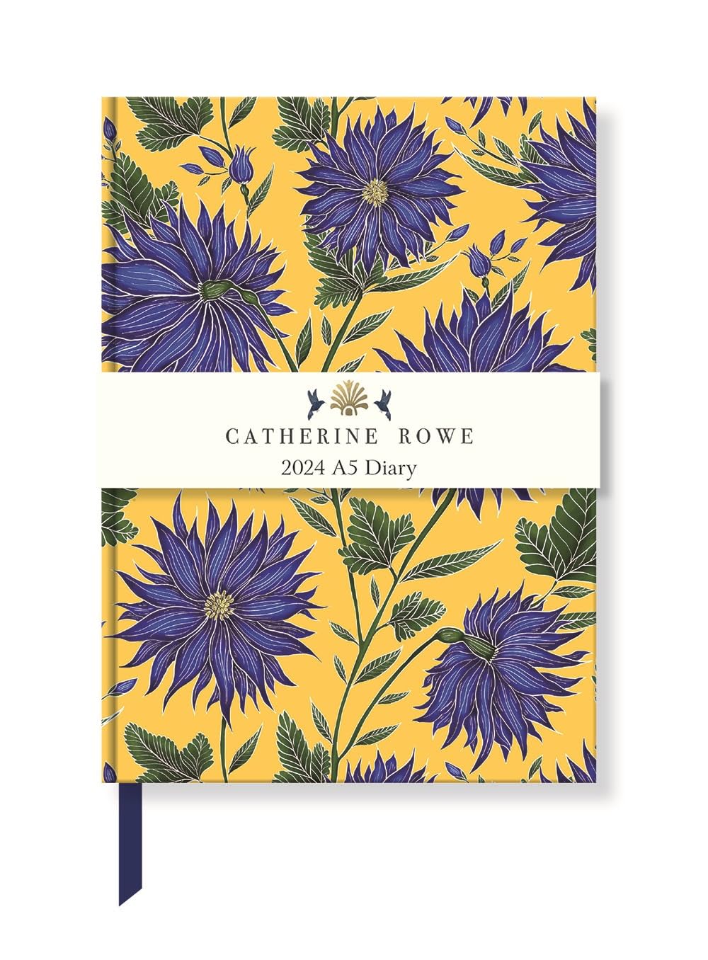 Museums & Galleries A5 Diary 2024 - Blue Flowers - DIA305 : Amazon.co.uk