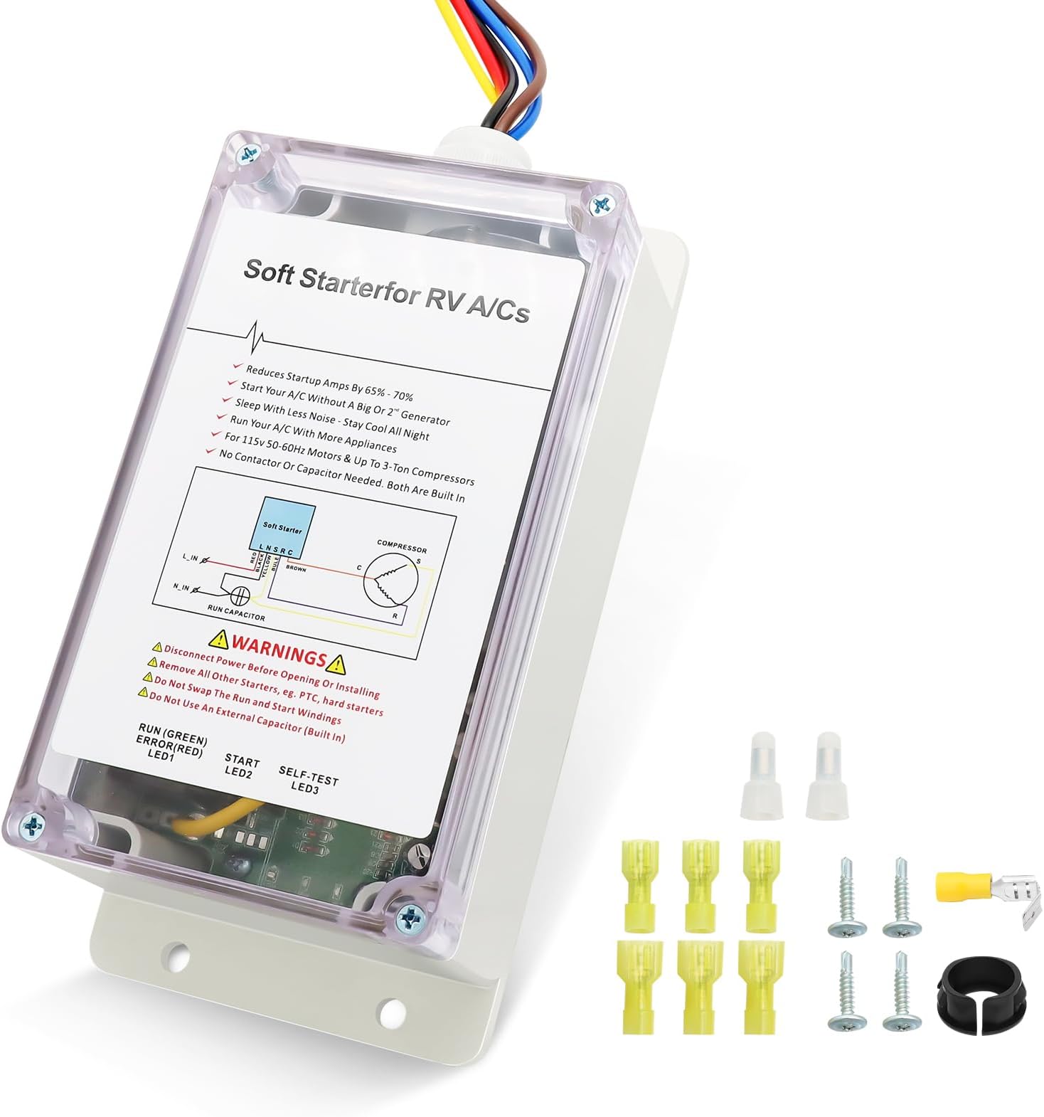 Amazon.com: YITHSWAY Soft Start for RV Air Conditioner, RV AC Soft ...