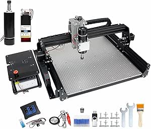 CNCTOPBAOS 2 in 1 CNC 4540 CNC Router Engraver Machine,20W Module&500W ...