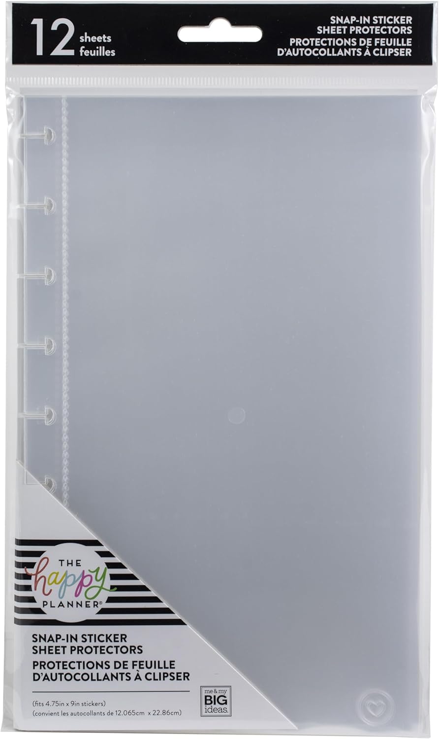 Amazon.com: Happy Planner Sticker Page PRTCTOR, 0 : Office Products