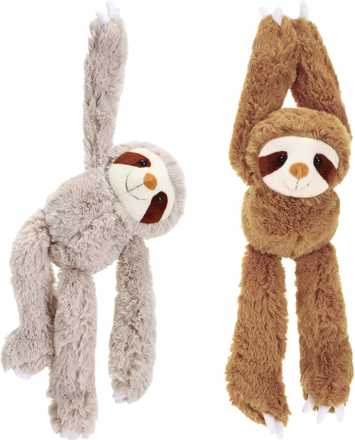 Amazon.com: Queekay 2 Packs Sloth Stuffed Animal Hanging 18 Inch Three ...