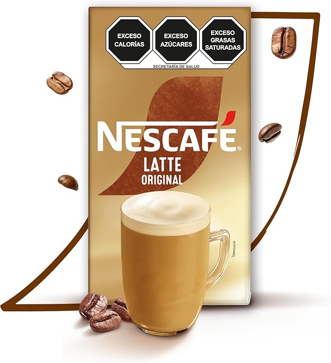 Nescafé Latte Original Café Instantáneo en Polvo Caja con 6 Sobres de ...