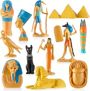 SYOSI 24 Pcs Ancient Egypt Mini Toys, Ancient Egypt Miniatures ...