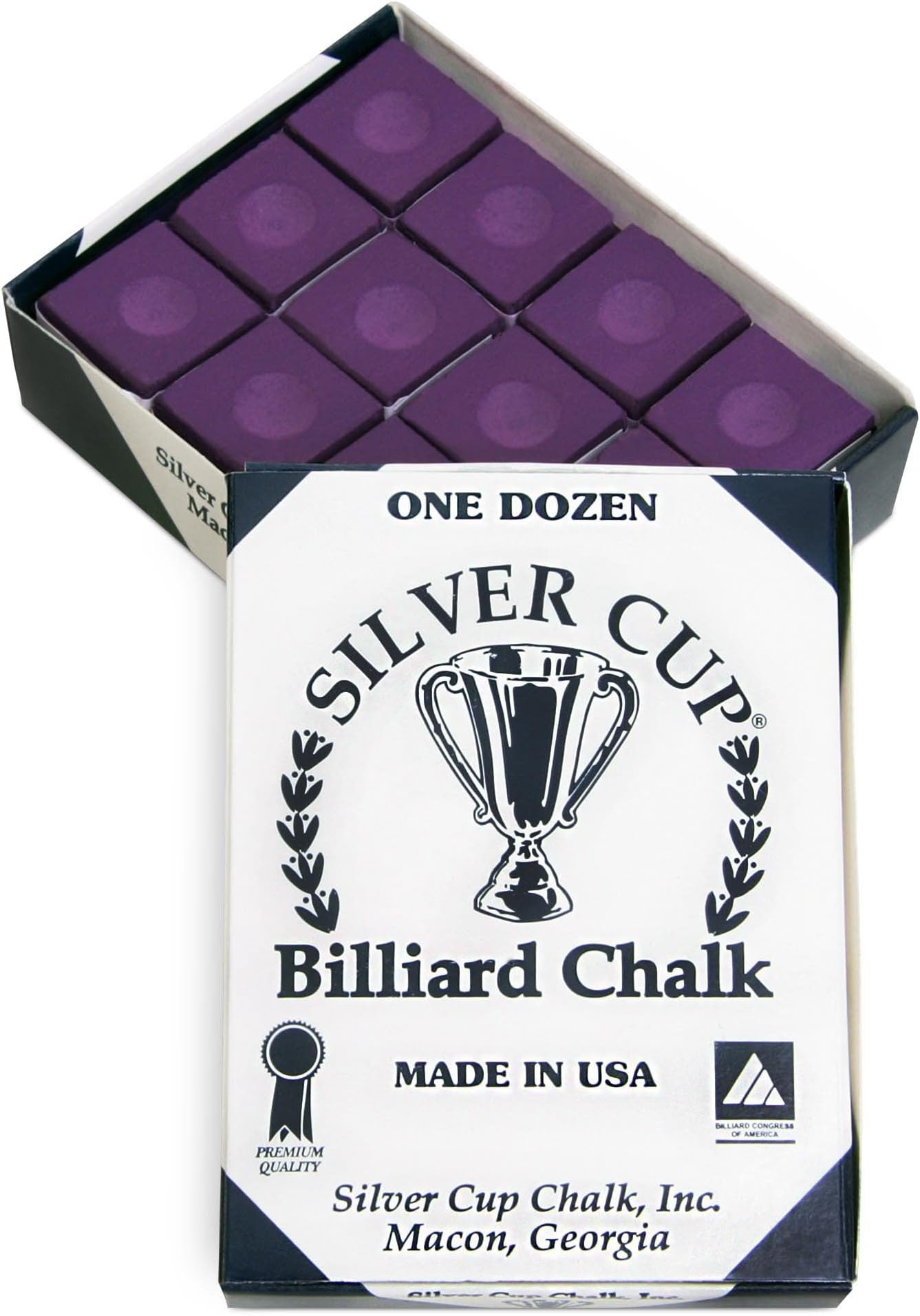 Amazon.com: Blue Diamond Billiard Pool Cue Chalk w/Certilogo protection ...