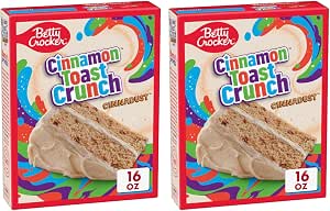 Betty Crocker Cinnamon Toast Crunch Cake Mix 16oz (453g) | Easy Cake ...