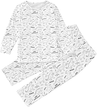 Pyjamas à colorier pour enfants Pyjamas peints à la main à colorier ...