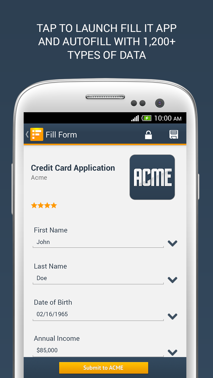 Fill It Powered by Personal - App on Amazon Appstore