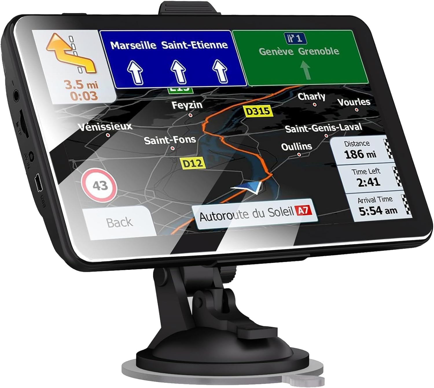Amazon.com: GPS Navigator for Car, Latest 2025 Map 7-inch Touch Screen ...