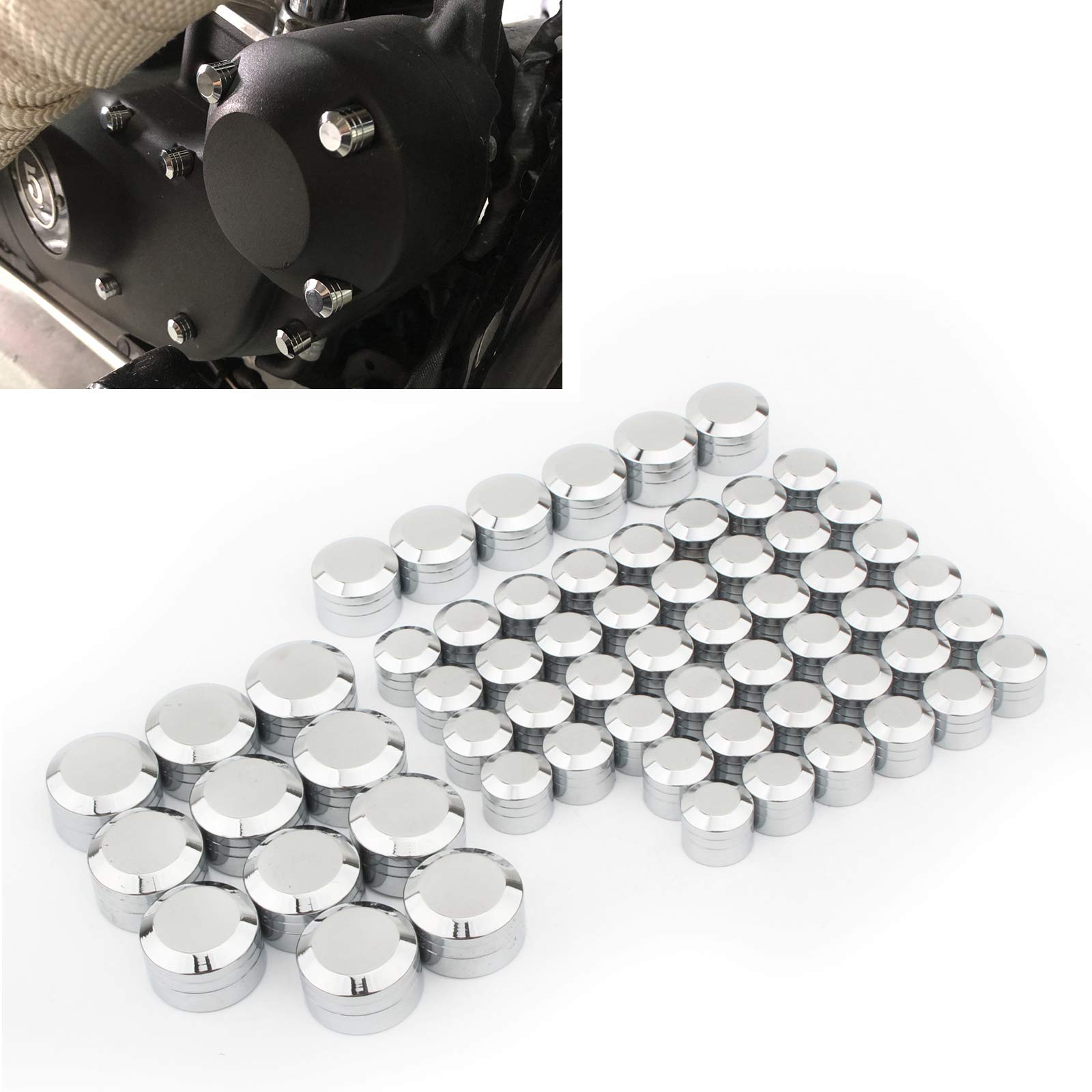 Snapklik.com : Bolt Covers Engine Twin Cam Toppers Caps Kit Aluminum ...