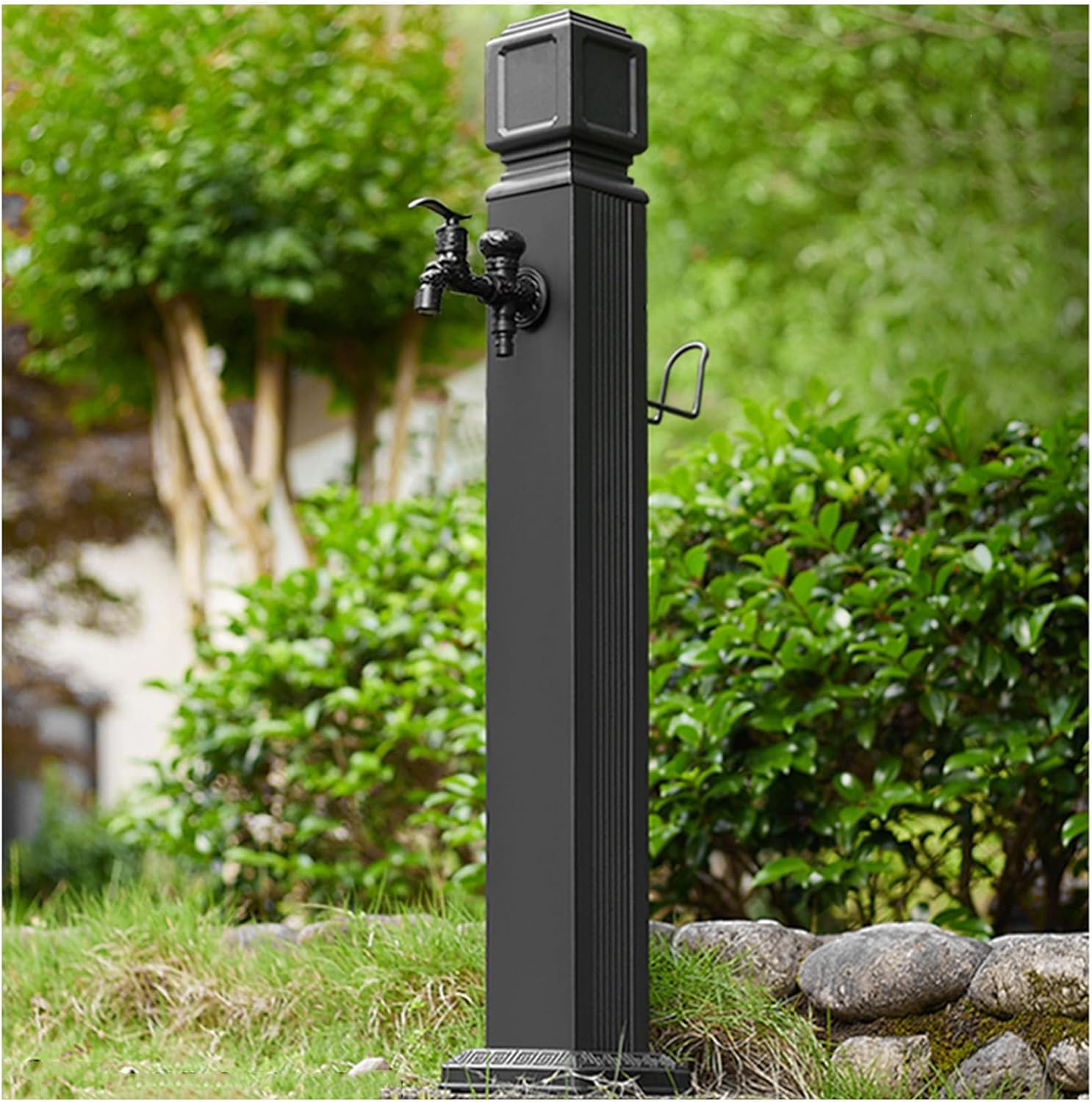 Amazon.com: Stainless Steel Water Column Garden Water Tap with Faucet ...