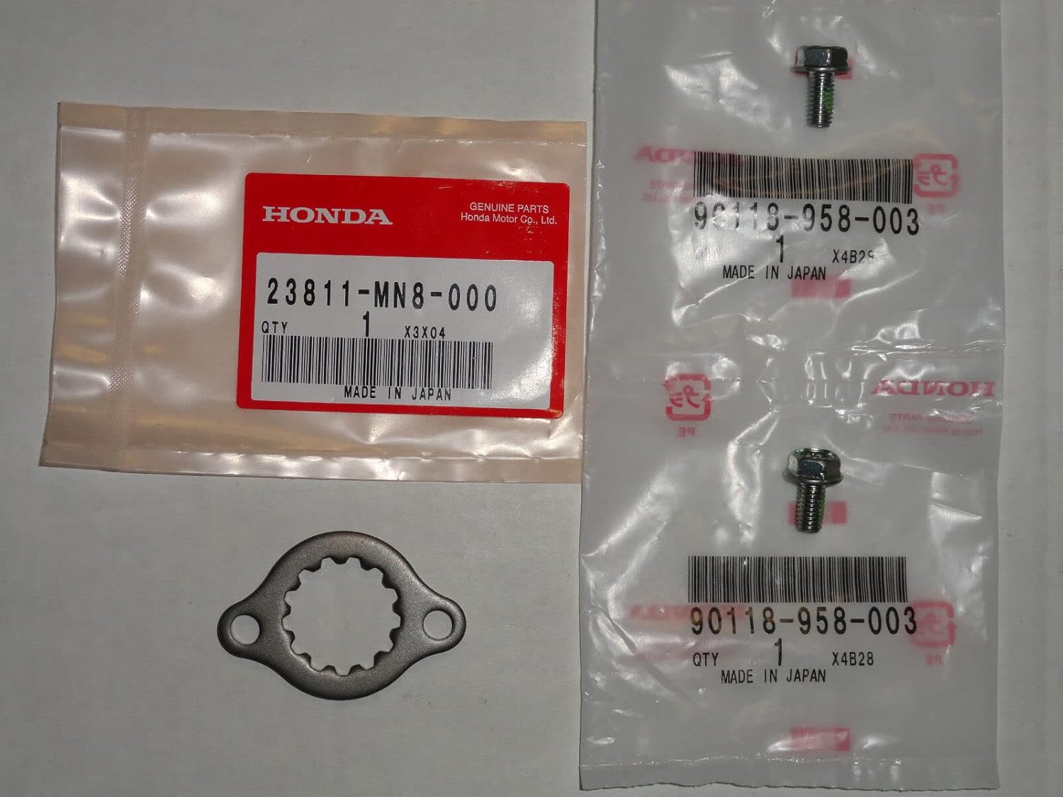 Amazon.com: EVRS LLC Front Sprocket Lock Bolts Washer TRX 400EX 400X ...