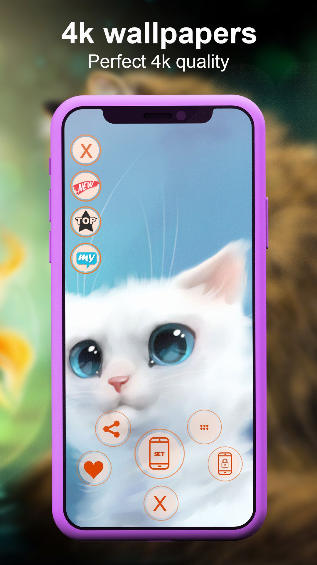 Lively Cute Cat Wallpaper 4K - App on Amazon Appstore