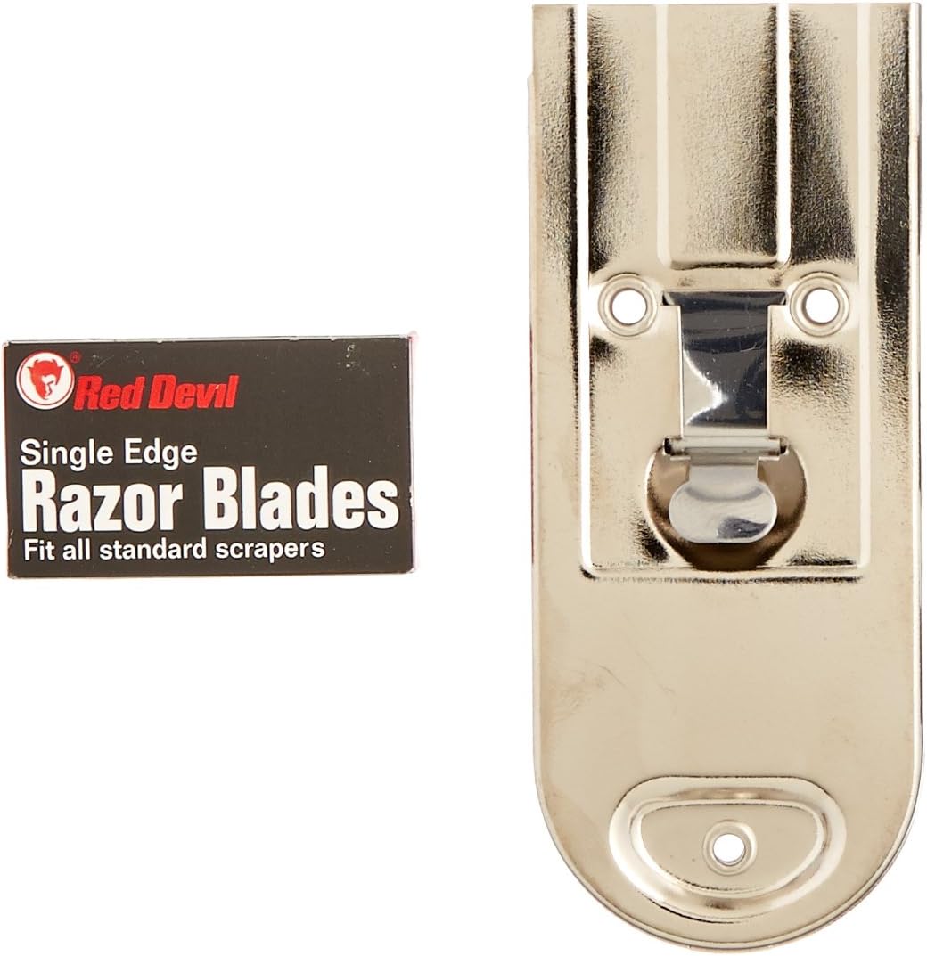 Amazon.com: Red Devil 3222 Push/Pull Window Scraper - with 5 Blades ...