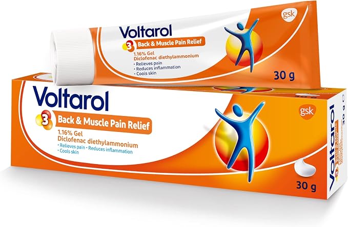 Voltarol Back and Muscle Pain Relief 1.16% Gel, 30g : Amazon.co.uk ...