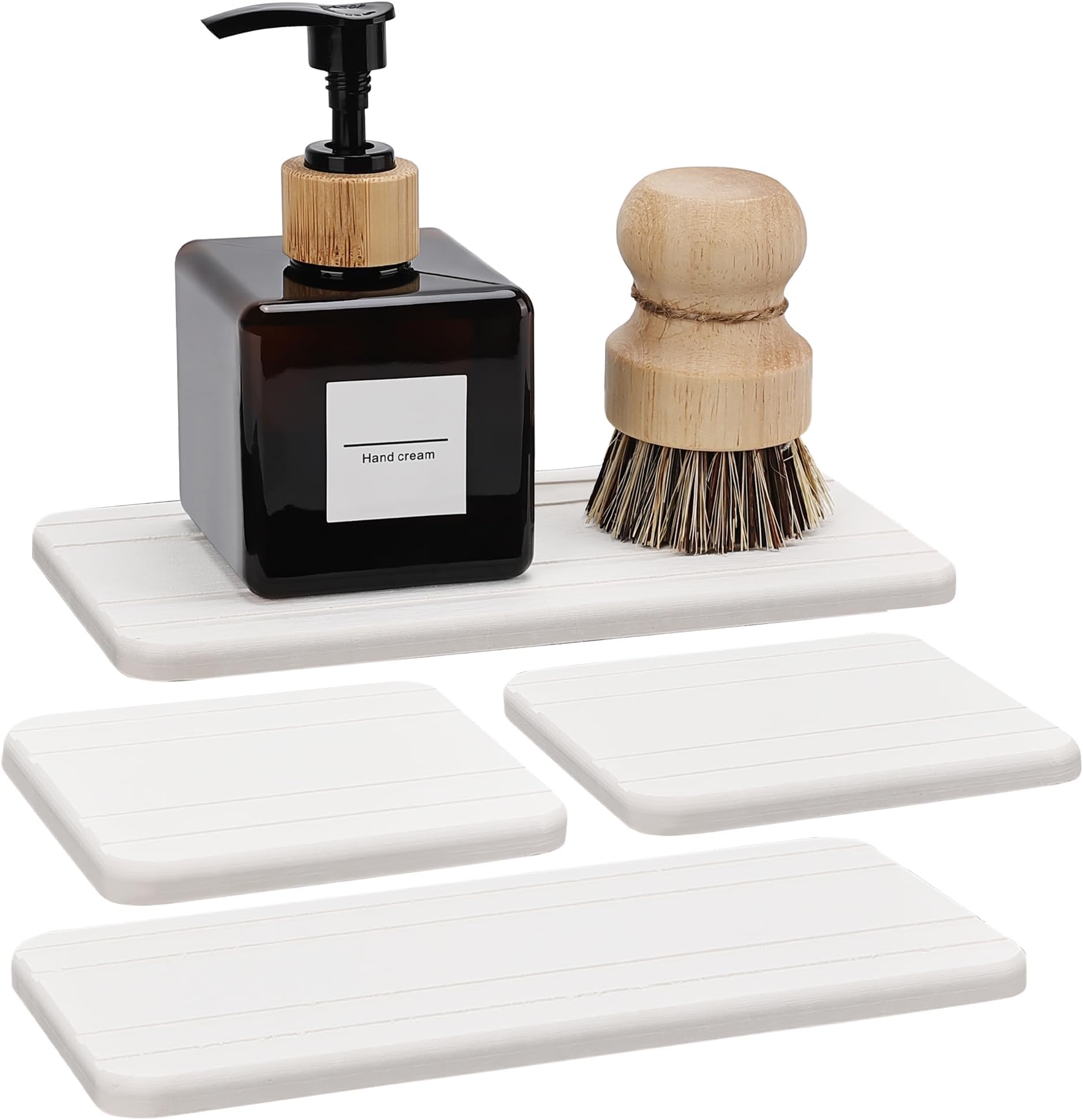 Amazon.com: 4Pack Water Absorbent Diatomite Coasters, Instant Dry Sink ...