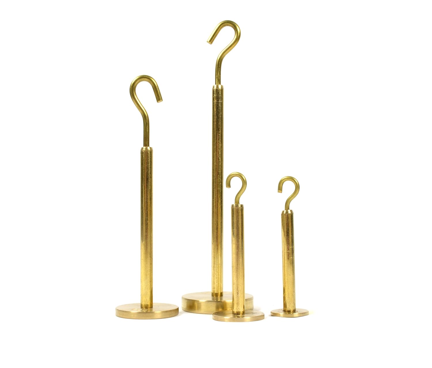 Eisco Labs Premium Brass Hanging Weights w Top Hook - Set of 4-10g, 20g ...