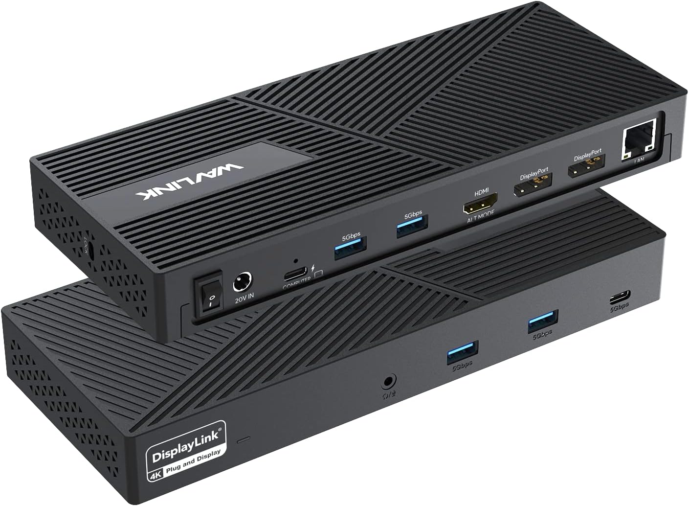 Amazon.com: WAVLINK USB C Triple Display Docking Station with 130W ...