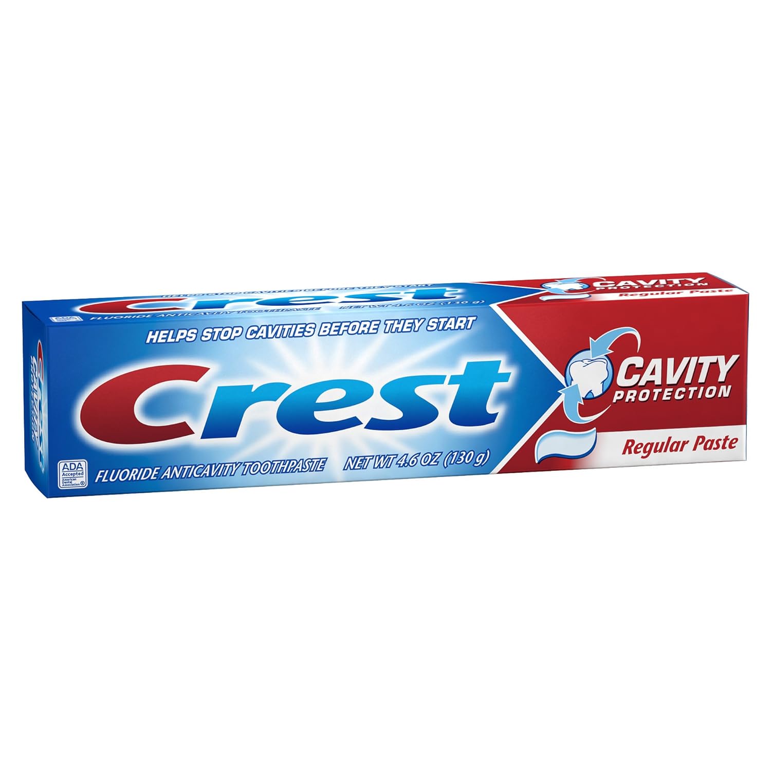 Crest Regular 4.6 Size 4.6z Crest Cavity Protection Regular Paste 4.6z ...