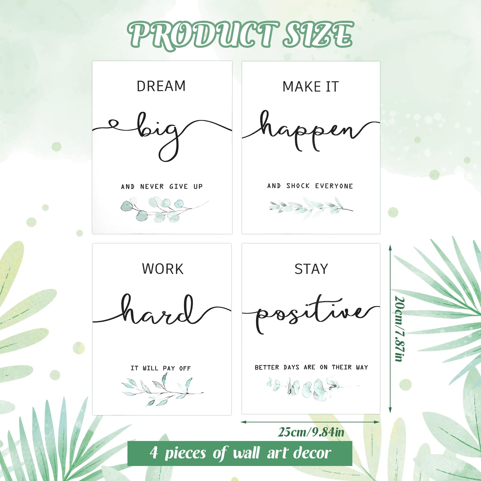 Snapklik.com : Motivational Posters Office Decor, Unframed ...