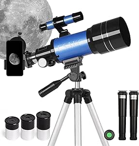 ESAKO Telescopio per bambini e principianti, telescopio portatile con ...