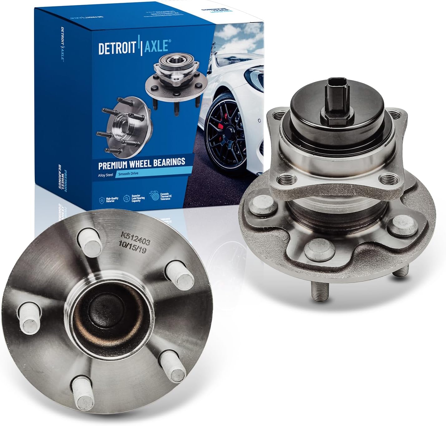 Amazon.com: TUCAREST 512403 Rear Wheel Bearing and Hub Assembly ...