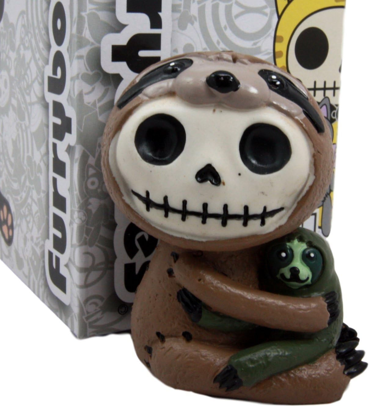 Ebros Furry Bones Three Toed Sloth Brady Voodoo Skeleton Figurine ...