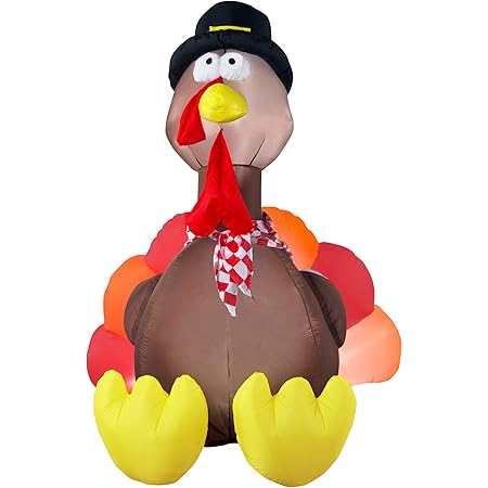 Amazon.com: Gemmy Airblown Inflatable Original Turkey - Indoor Outdoor ...