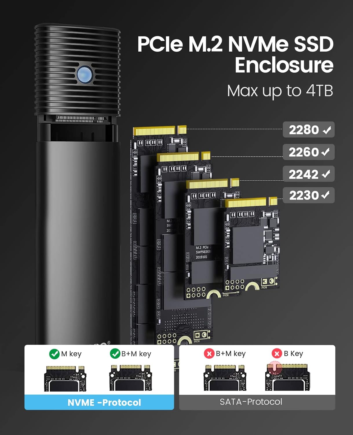 ORICO M.2 NVMe SSD Enclosure User Manual - Model G2A