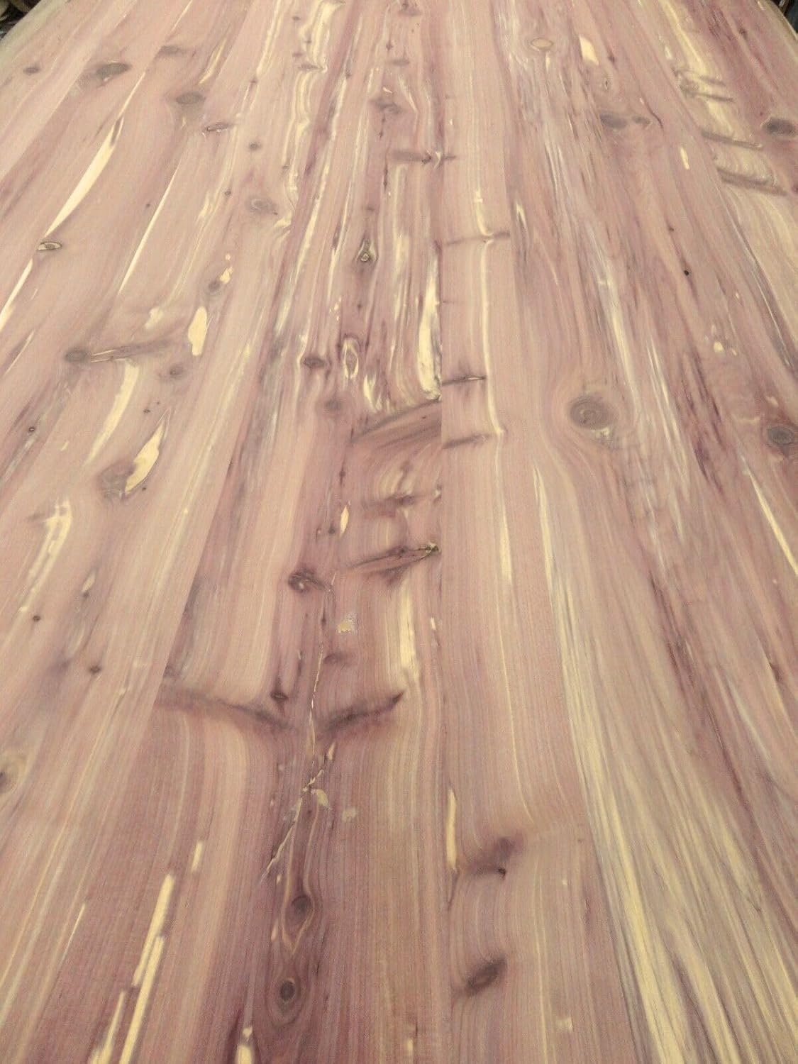 Aromatic Cedar Knotty Plank Wood Veneer 48" x 96" on Paper Backer 1/40 ...