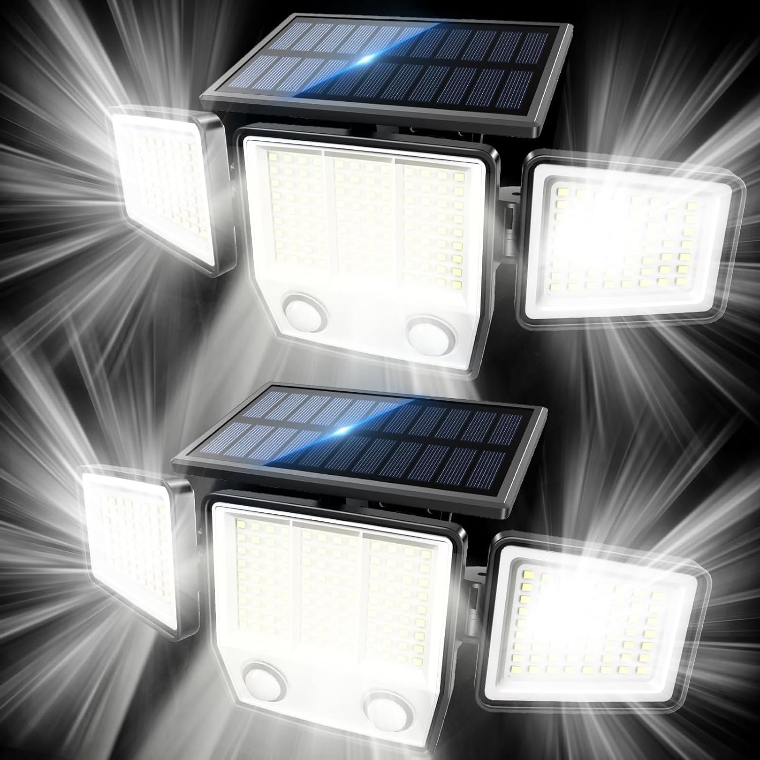 Snapklik.com : MDCMDCM Solar Motion Sensor Outdoor Lights Waterproof ...