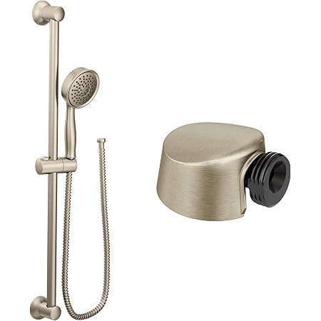 Moen A725BN Drop Ell for Handheld Showerhead, Brushed Nickel with Moen ...