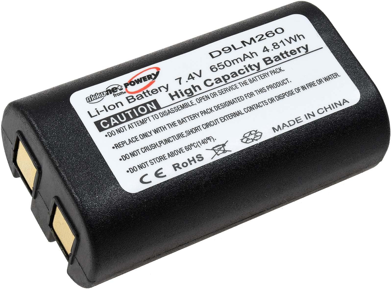 vhbw Battery Compatible with Dymo LabelManager 260, 260P, 280, PnP ...