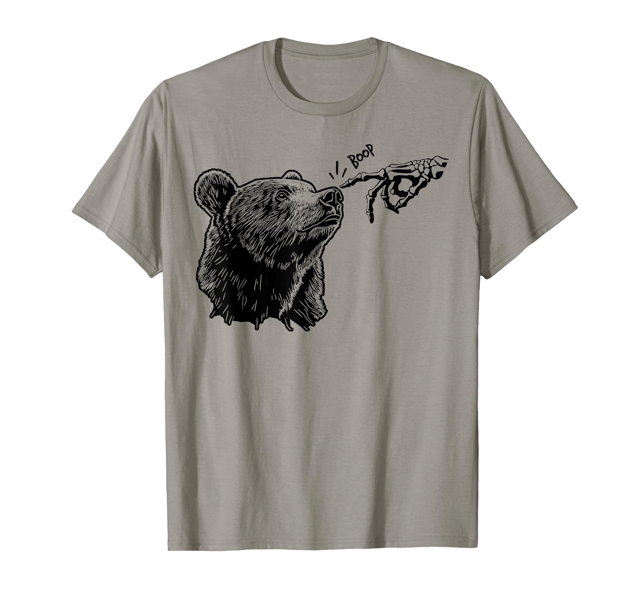 Amazon.com: Boop Bear Black Grizzly Bears Cool Park Funny Men Women ...