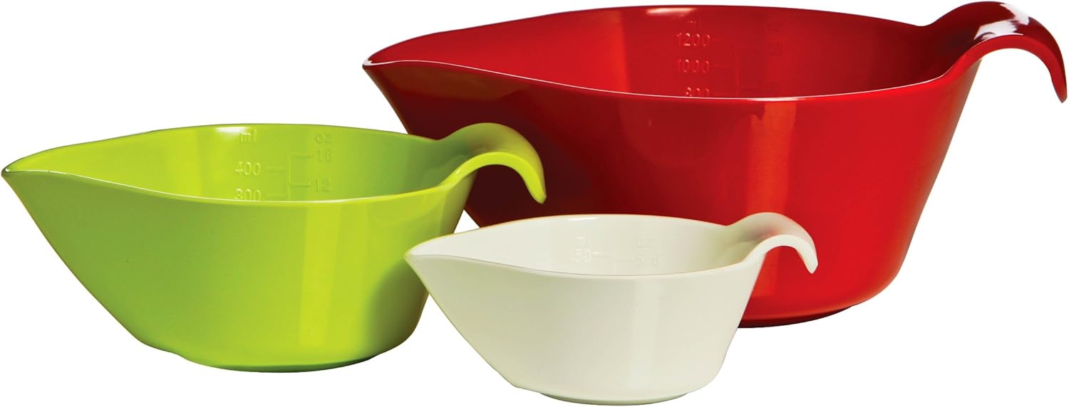 Premier Housewares Measuring Bowls - Set of 3 : Amazon.co.uk: Home ...