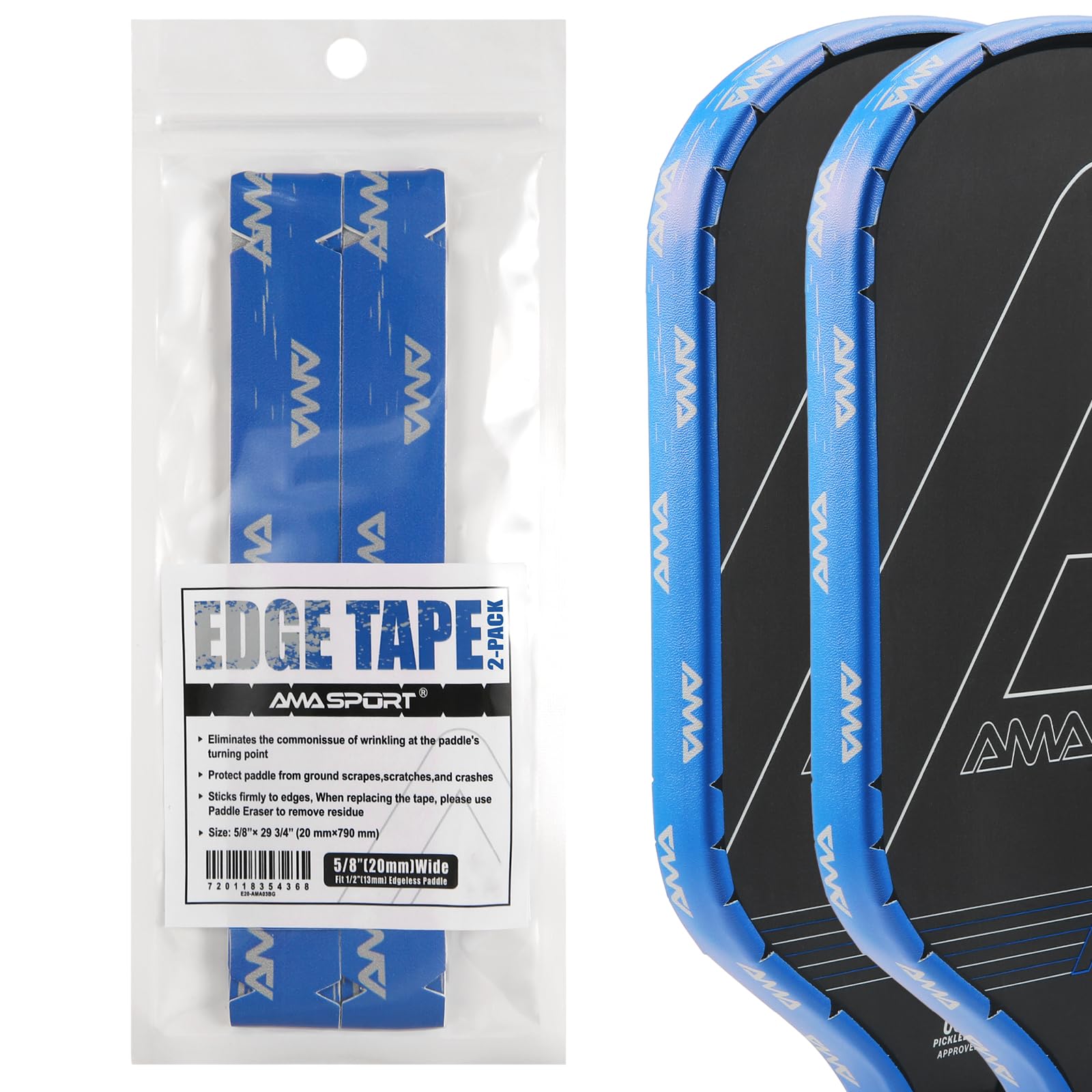 Snapklik.com : Pickleball Paddle Protection Tape - Paddle Head Edge ...