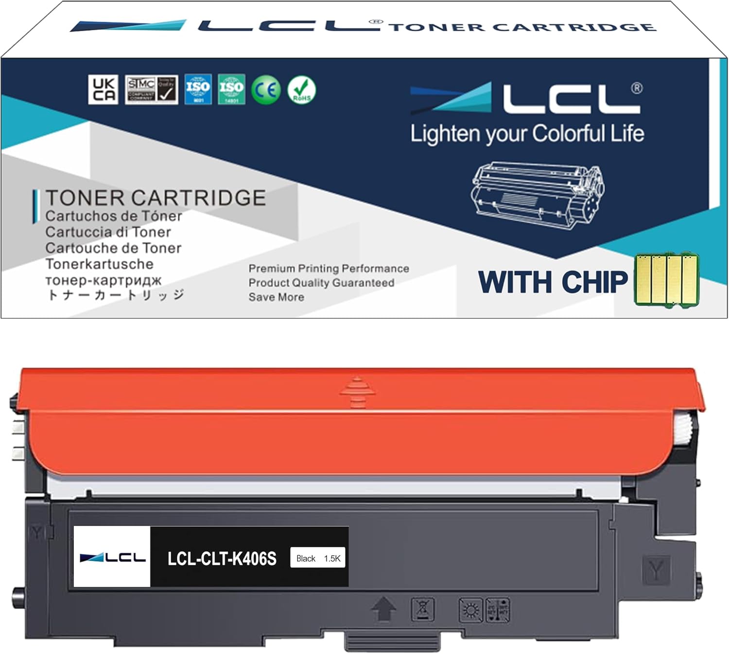 Amazon.com: LCL Compatible Toner Cartridge Replacement for Samsung CLT-K406S CLT-406S CLP360 CLX ...