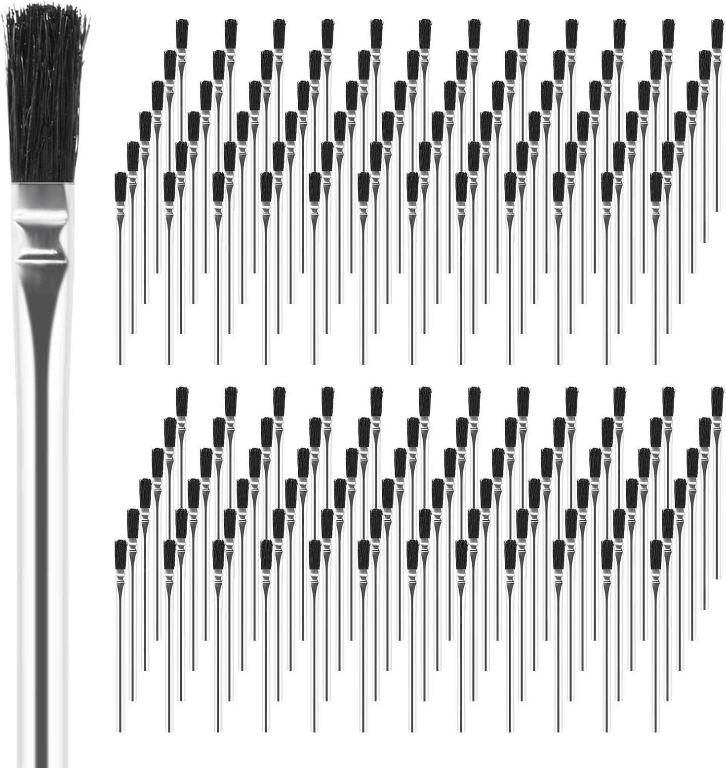 Pro Grade - Acid Brushes - 72 Count 3/8" Boar Hair Acid Flux Brushes - Amazon.com