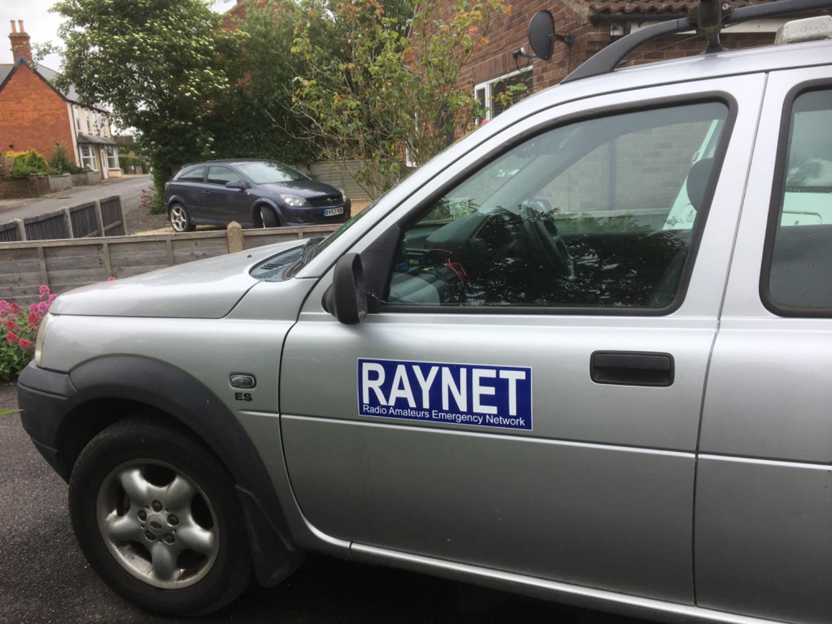 Raynet Magnet Sticker Magnetic Sign Car Door Amateurs Emergency Network ...