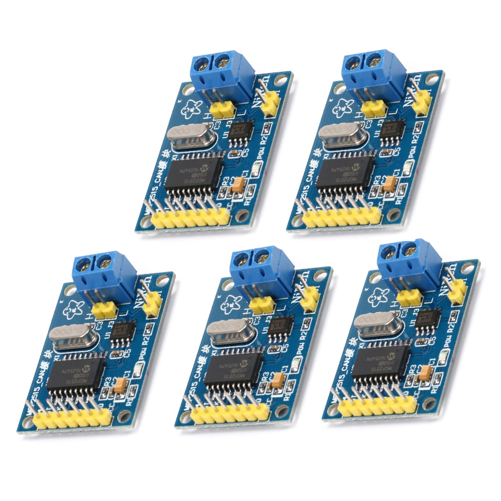 Snapklik.com : 5Pcs MCP2515 Controller Module CAN Bus Module TJA1050 Receiver SPI Module For 51 ...
