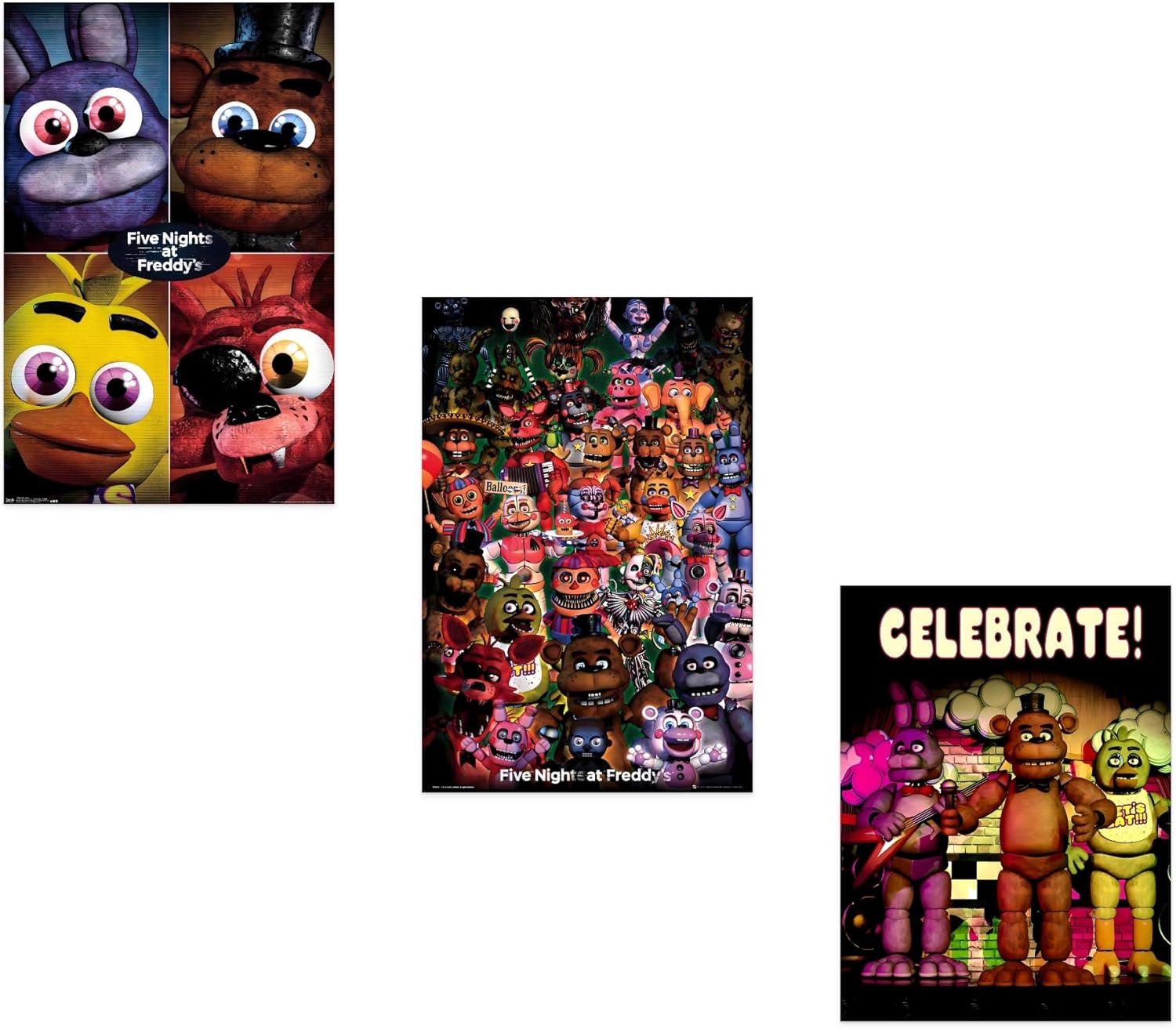 Amazon.com: Ouroboros Art & Design - Five Nights at Freddy's Prints ...