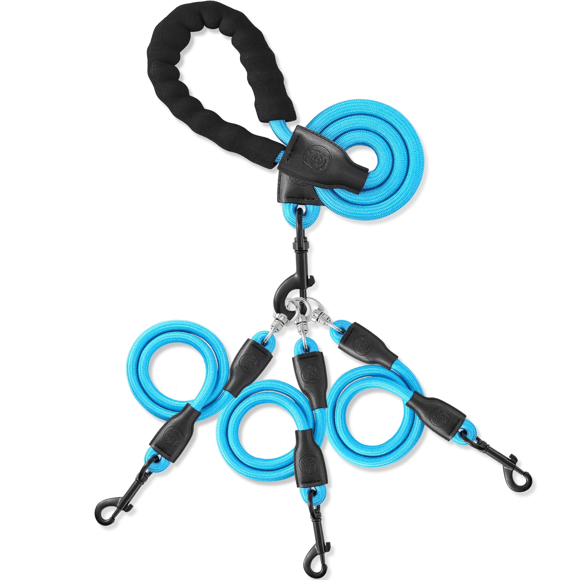 Amazon.com : Heavy Duty Three Dog Leash, 3 Dog Leash No Tangle ...