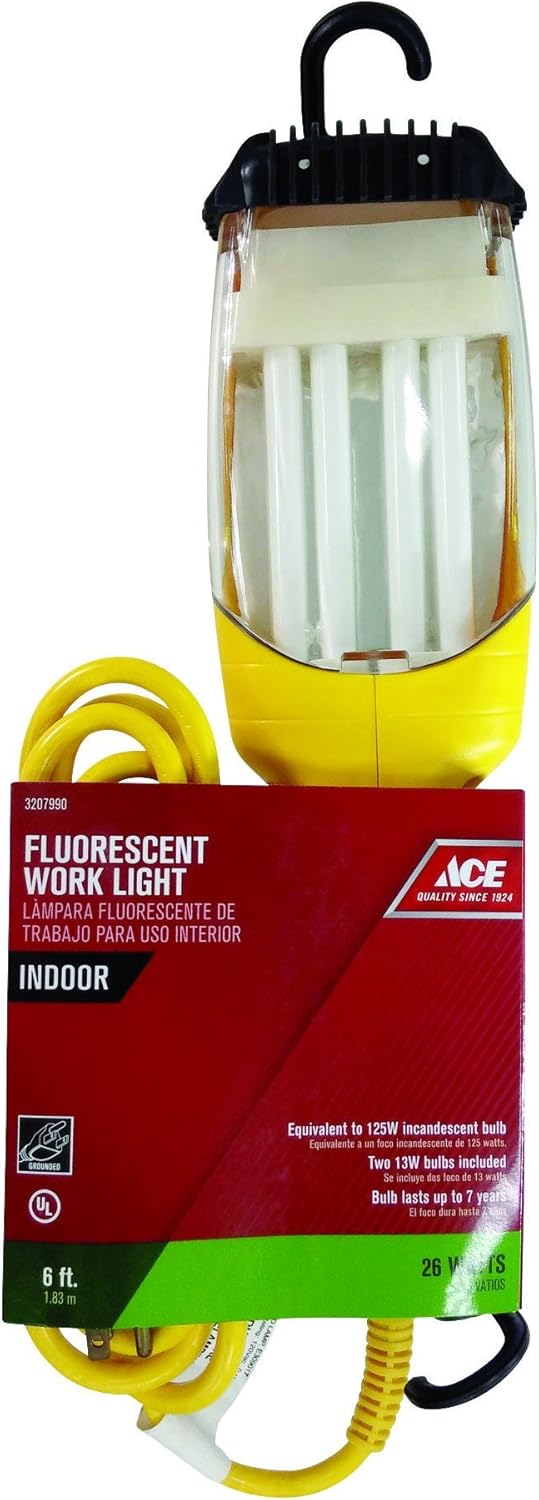 Ace FL-JTW163-6X26 Fluorescent Work Light 26W - Portable Work Lights ...